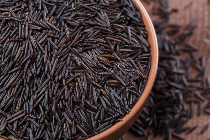 Wild rice stock photo. Image of ceramic, carbohydrate - 52592814