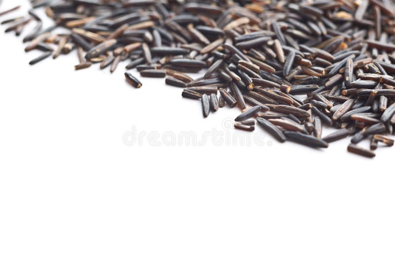 Wild rice stock image. Image of uncooked, dried, grain - 14379117