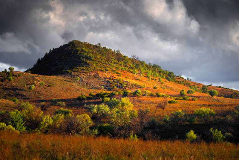 Wild Ridge stock photo. Image of bunyeroo, valley, sunset - 114022026