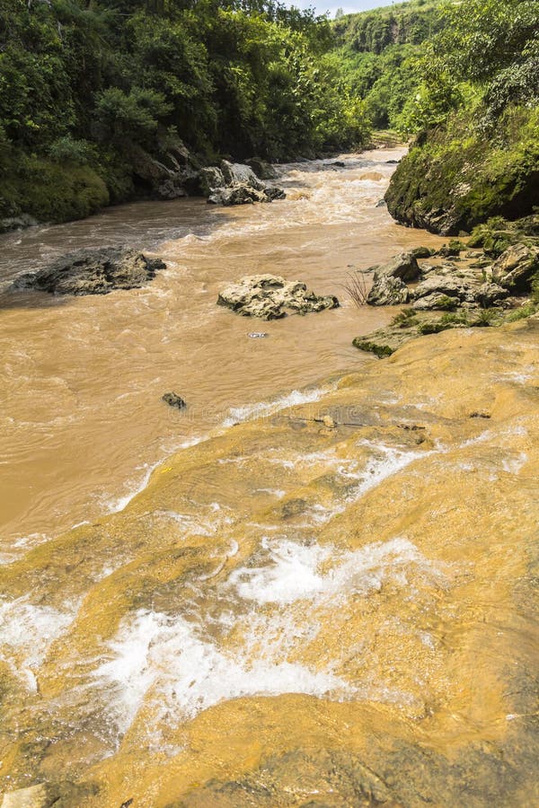 Wild River on Java, Indonesia Stock Image - Image of birds, cataract ...