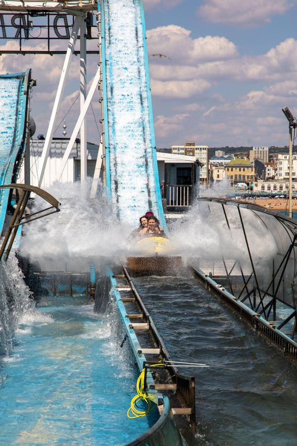 Wild River Ride on Brighton Pier Editorial Photography - Image of ...