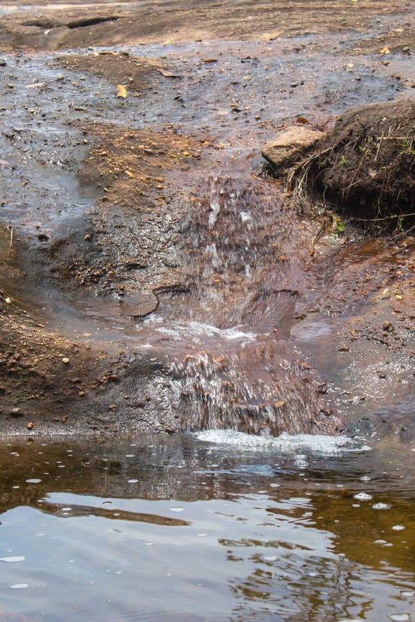 Wild Rivers Flowing Stream Running Over Rocks Stock Image - Image of ...