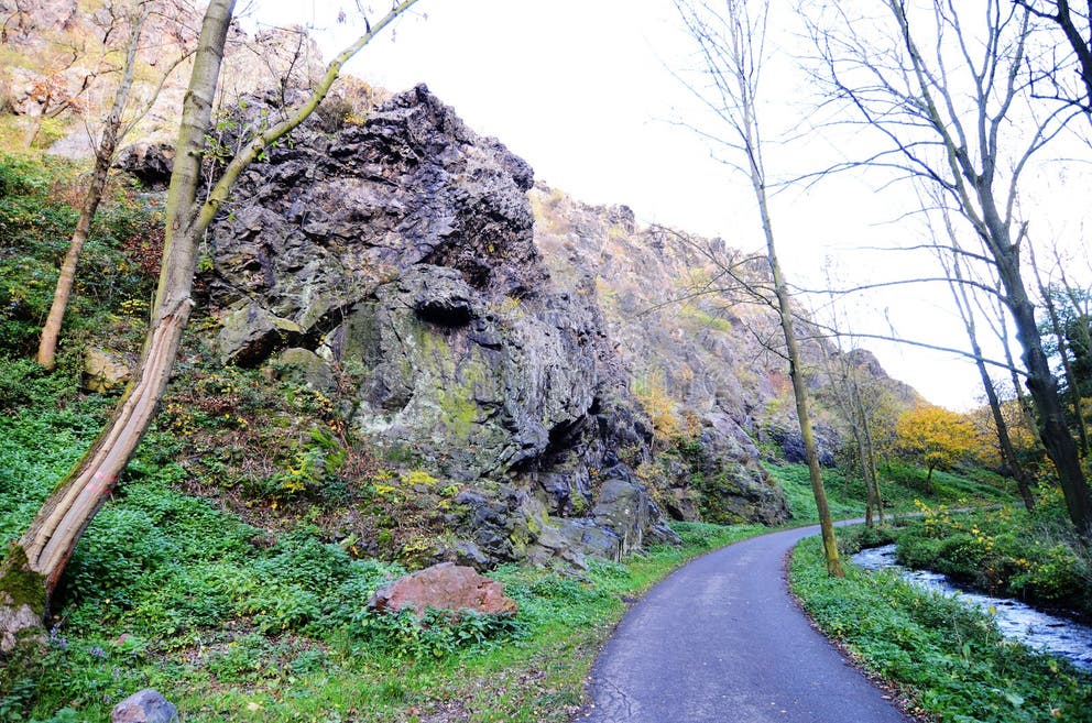 Wild Sarka, Prague stock photo. Image of blue, cliff - 35904990