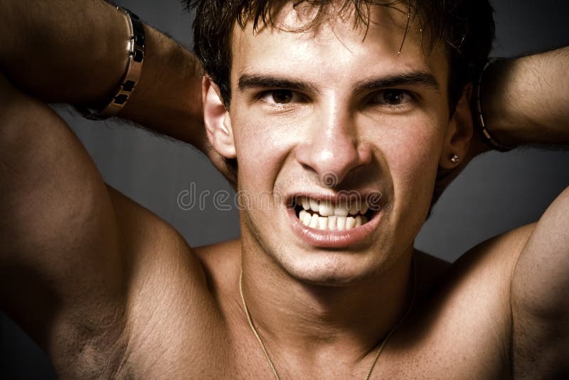 Wild man stock image. Image of caucasian, human, confident - 6282735