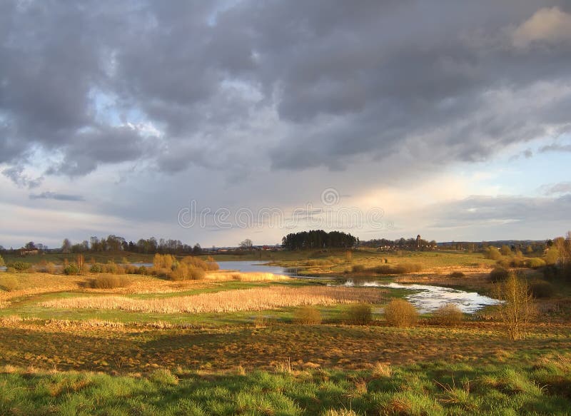 Wild spring landscape stock photo. Image of wild, grass - 33727390