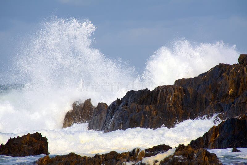 Wild Surf stock image. Image of huge, foam, powerful, frothing - 3074535