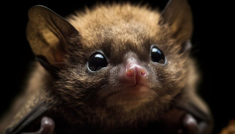 Wild and Tender Bat Face Animal Character Generated by AI Stock ...