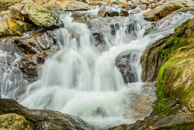 Wild waterfall stock photo. Image of park, white, rock - 36248804