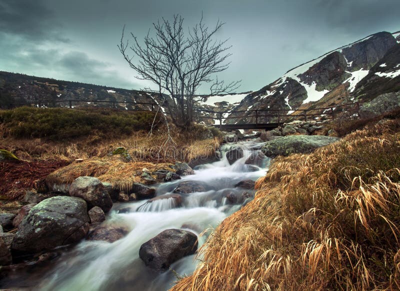 Wild Waterfall stock image. Image of lake, carpathians - 68741157