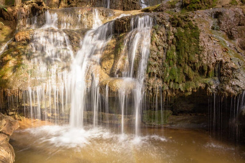 Wild Waterfall stock photo. Image of relaxing, flow, nature - 49829278