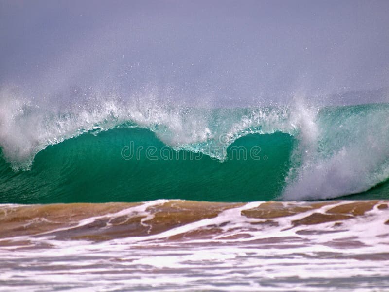 Wild Waves in the Sea during Storm Stock Image - Image of crash, cool ...