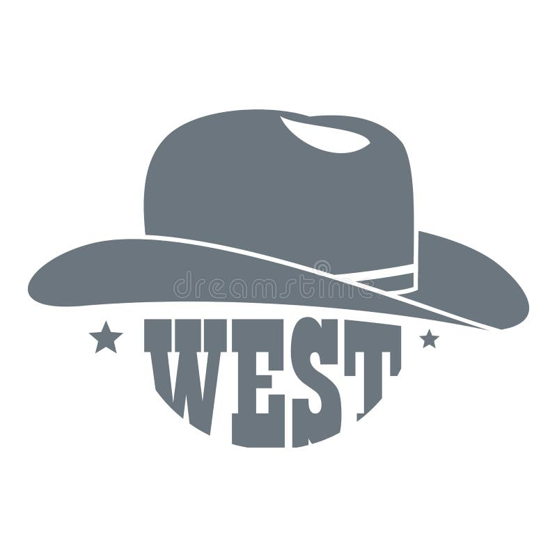 Wild West Cowboy Hat Logo, Simple Style Stock Vector - Illustration of ...