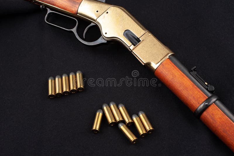 Wild West Gun and Ammunition Stock Photo - Image of cowboy, shot: 173174140