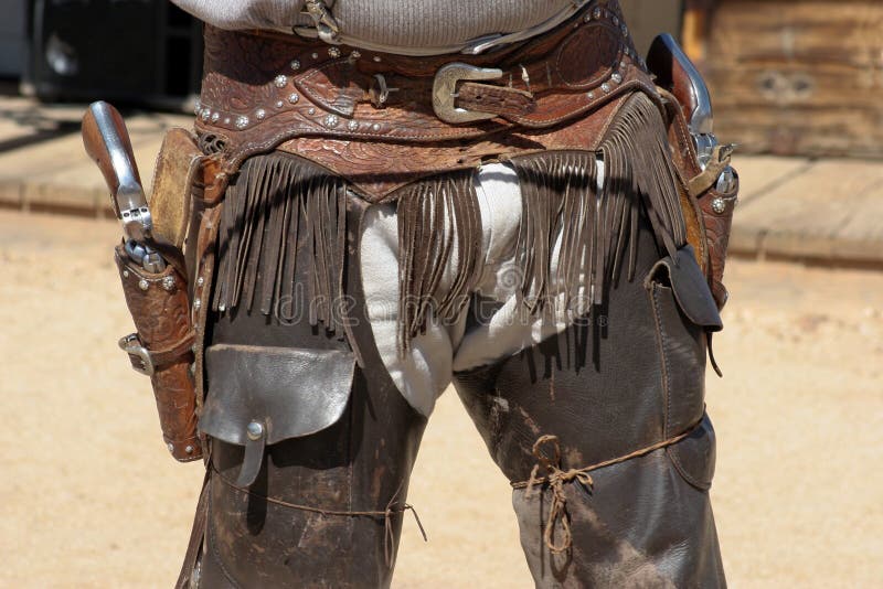 Wild West Gunfighter stock photo. Image of wrangler, buckle - 3283458