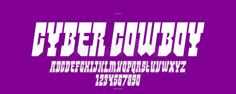 Wild West Space Future Style Bold Display Font for Logos and Emblems ...