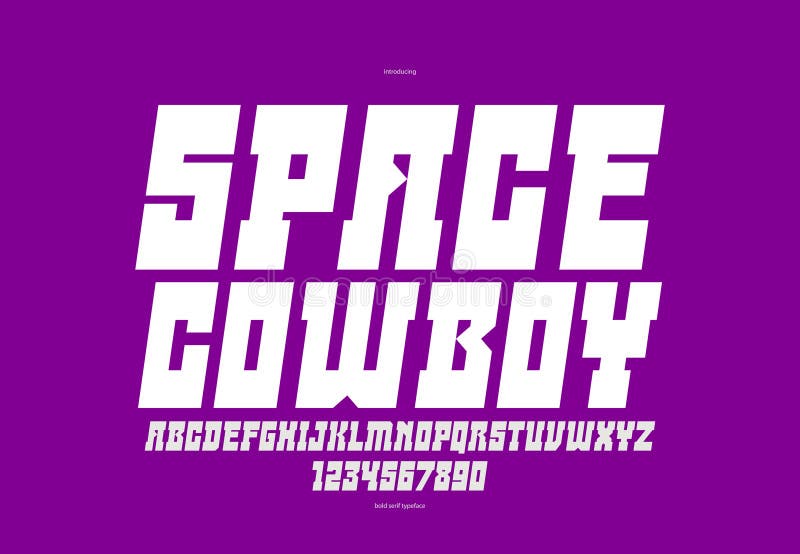 Wild West Space Future Style Bold Display Font for Logos and Emblems ...