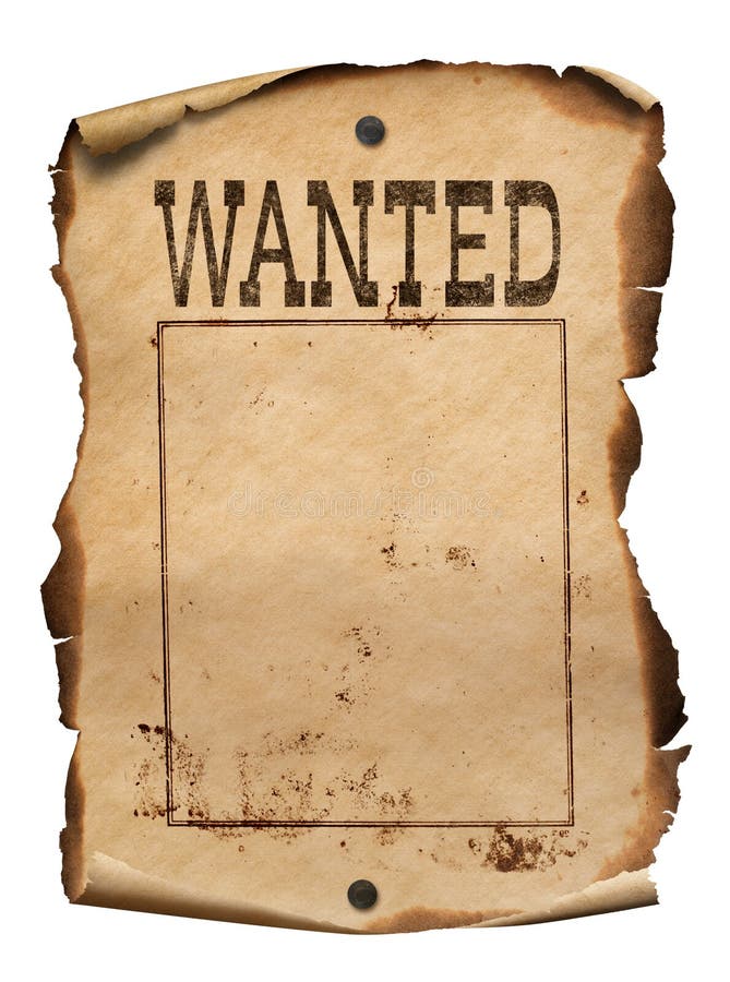 Western Wanted Poster Background