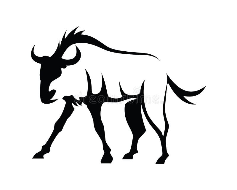 Wildebeest Mascot Stock Illustrations – 164 Wildebeest Mascot Stock ...