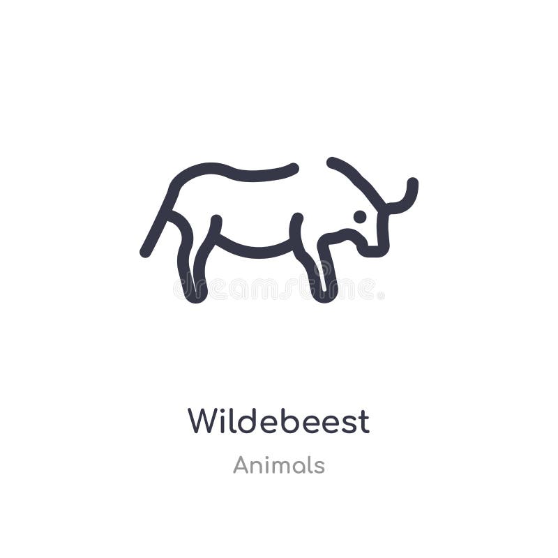 Wildebeest Logo Stock Illustrations – 122 Wildebeest Logo Stock ...
