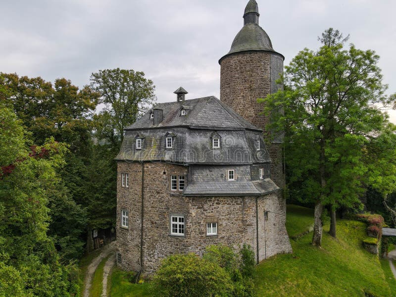 Wildenburg Castle at Friesenhagen on Germany Stock Photo - Image of ...