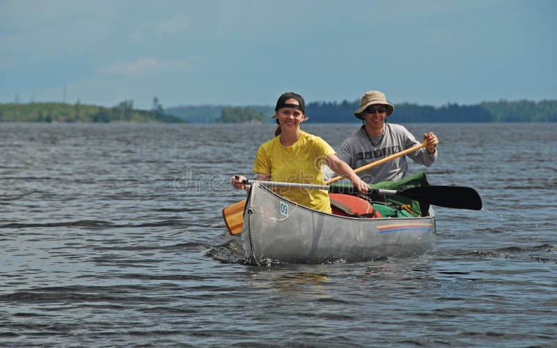 Wilderness adventure stock image. Image of nature, canoeing - 18264489