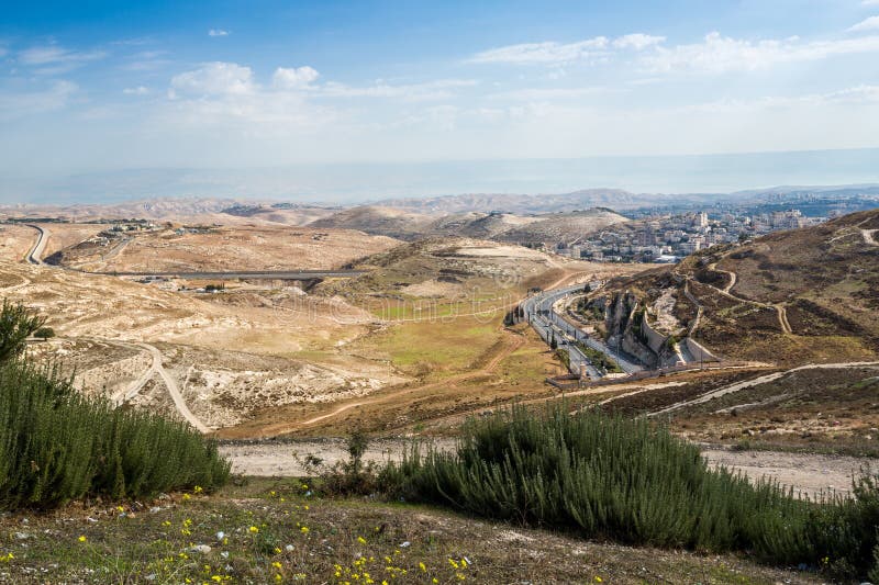 Wilderness of Judah, Israel Stock Image - Image of dead, mount: 64273203