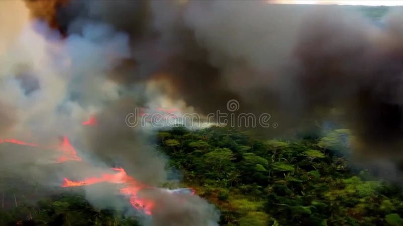 Wildfires in the Amazon Rainforest: a Growing Crisis Stock Video ...