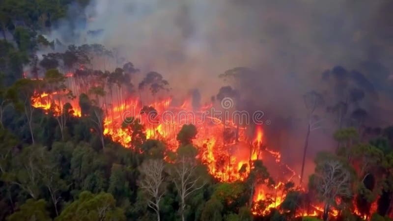 Wildfires in the Amazon Rainforest: a Growing Crisis Stock Footage ...
