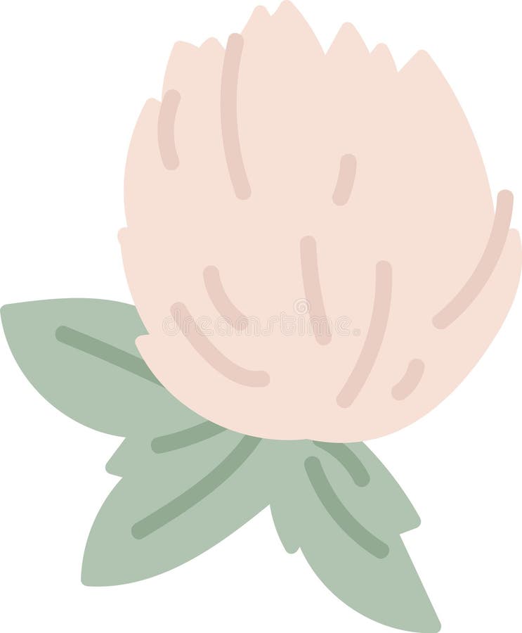 Wildflower Head Hand Drawn stock vector. Illustration of floral - 370057531