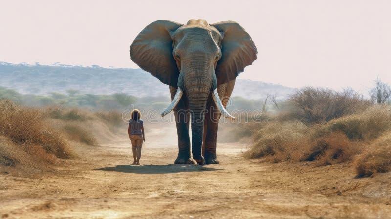 The Wildlife Conservationist is Shown Out in Front of a Magnificent ...