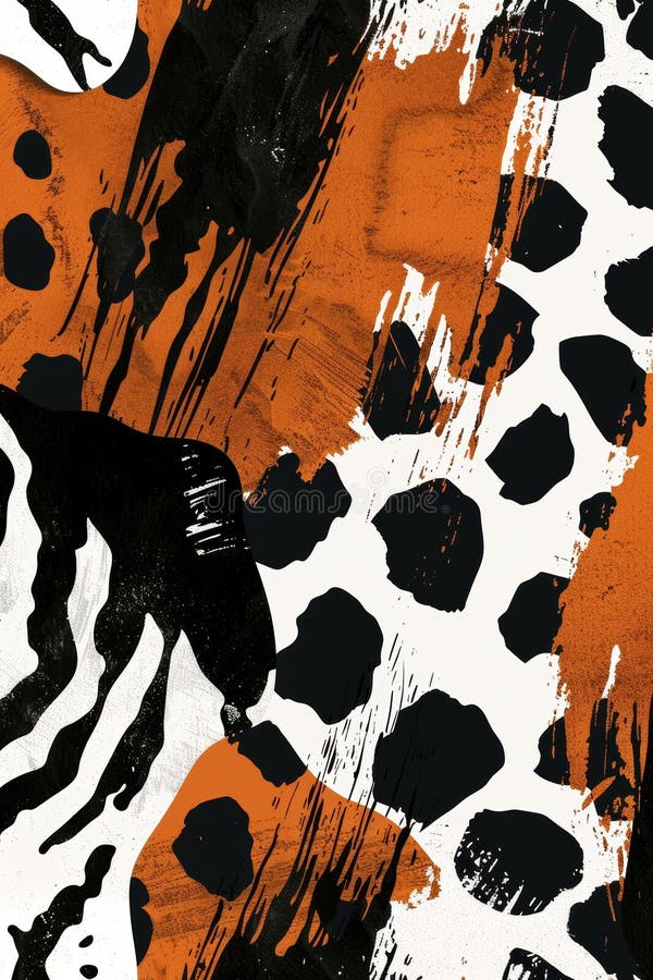 Wildlife Pattern Background for Contemporary Design Generative AI Stock ...