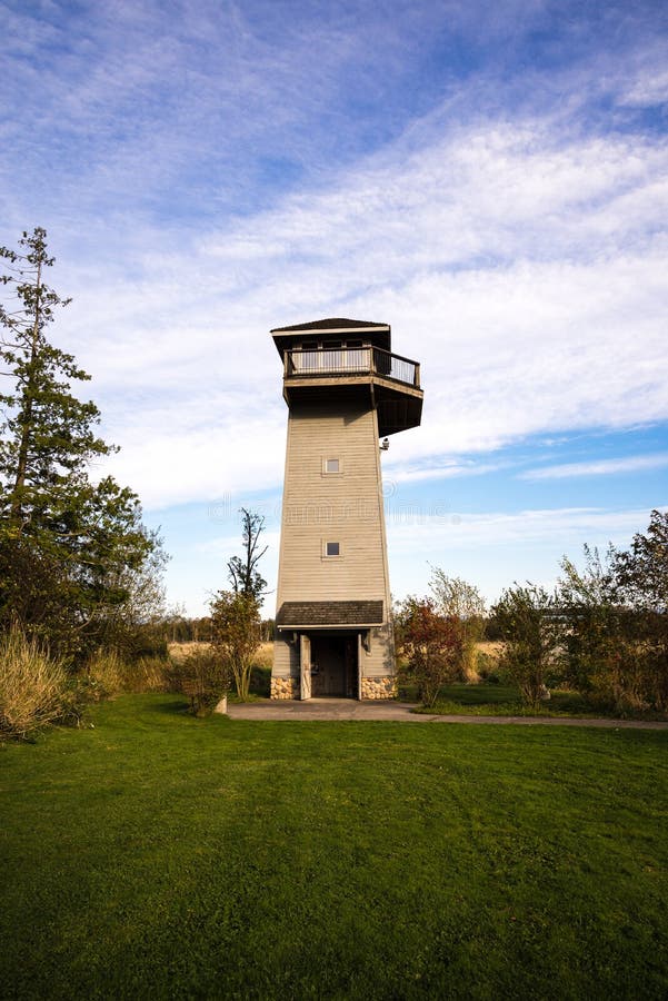 Wildlife Viewing Tower stock photo. Image of stairs, high - 36360684