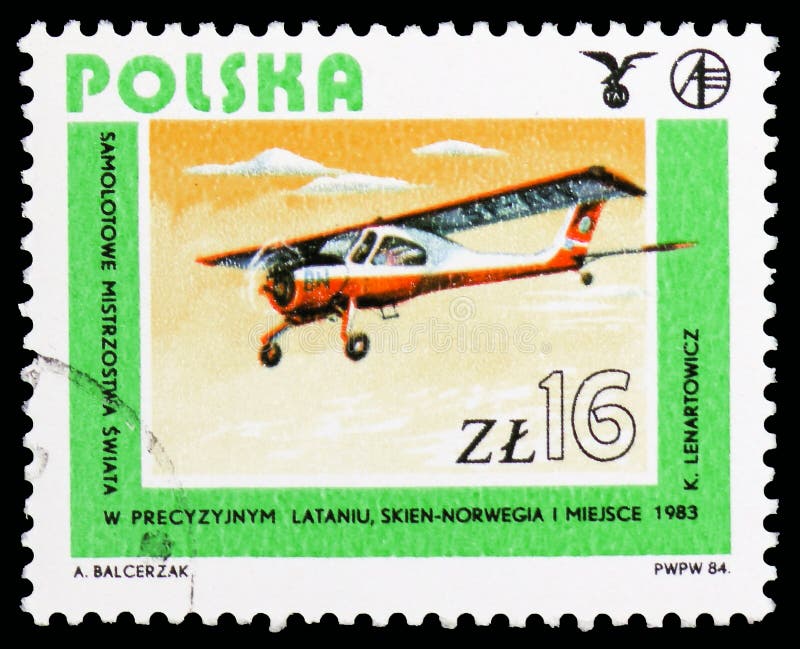 Wilga, 1983, Serie De Las Aviaciones, Circa 1984 Imagen editorial ...