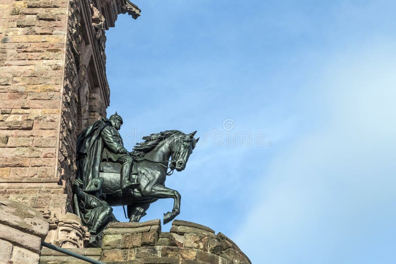 Wilhelm I Monument on Kyffhaeuser Mountain Thuringia, Germany Stock ...
