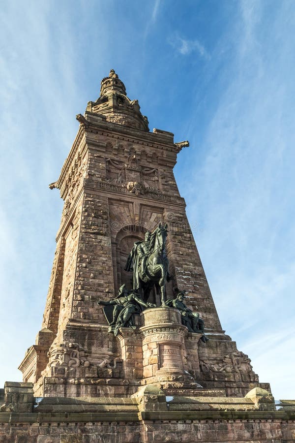 Wilhelm I Monument on Kyffhaeuser Mountain Thuringia, Germany Stock ...