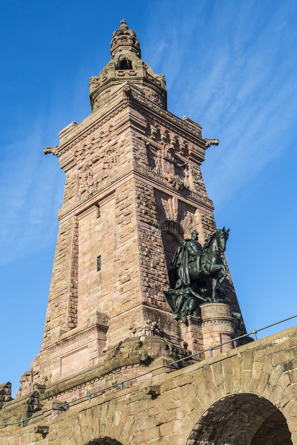 Wilhelm I Monument on Kyffhaeuser Mountain Thuringia, Germany Stock ...