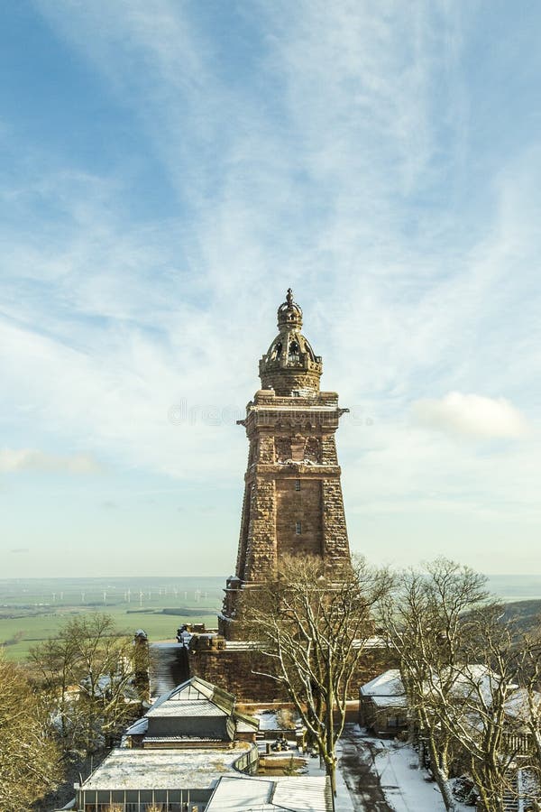 Wilhelm I Monument on Kyffhaeuser Mountain Thuringia, Germany Stock ...