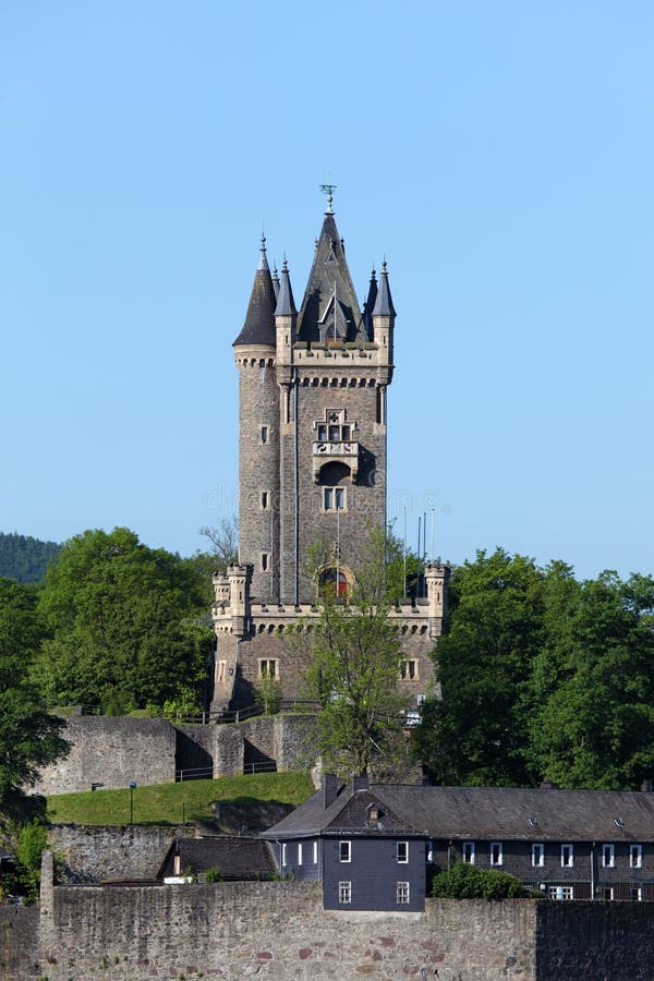 Historic Castle Dillenburg in Germany Stock Image - Image of tower ...