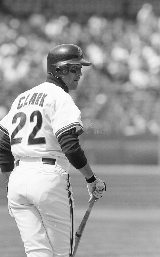 Will Clark Swinging Baseball Bat Editorial Stock Photo - Image of ...