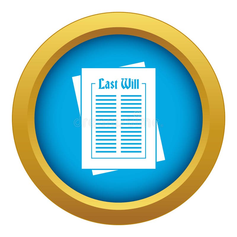 Will Icon in Trendy Design Style. Will Icon Isolated on White ...