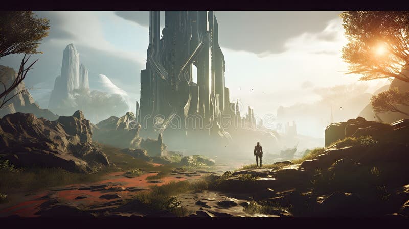 Destiny Environment stock image. Image of character - 300584951