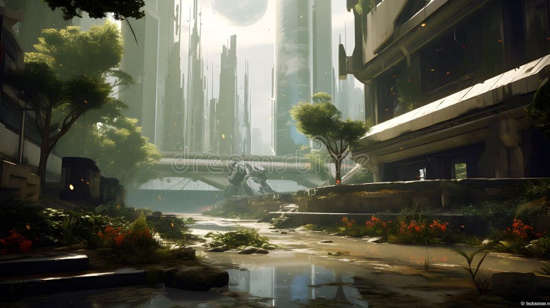 Destiny Environment stock illustration. Illustration of environment ...