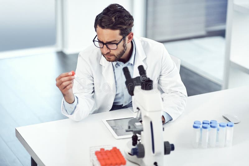 This Will Make a Difference in the World. a Focused Young Male ...