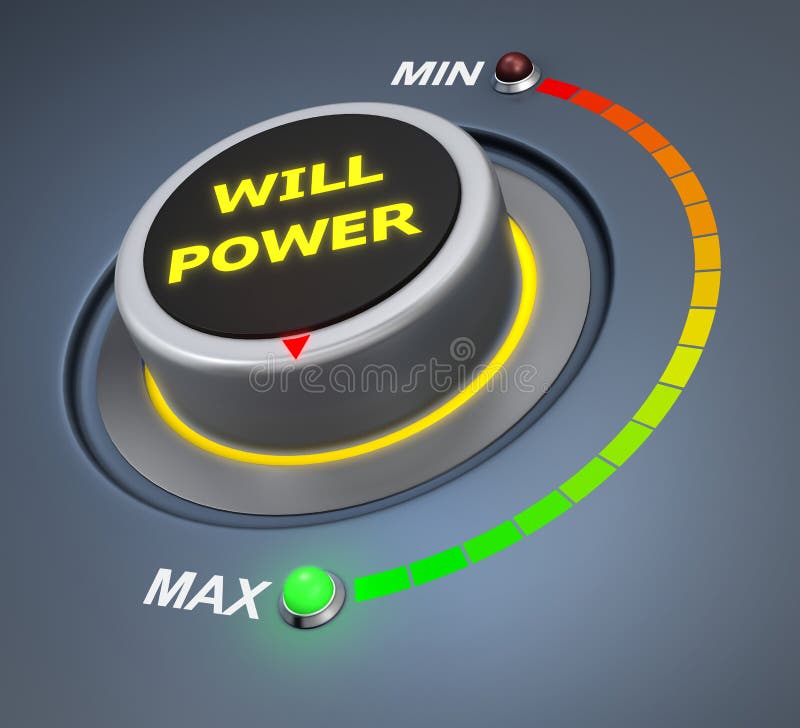 Will Power Concept stock illustration. Illustration of successful ...