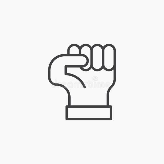 Will power icon vector stock vector. Illustration of silhouette - 348313138