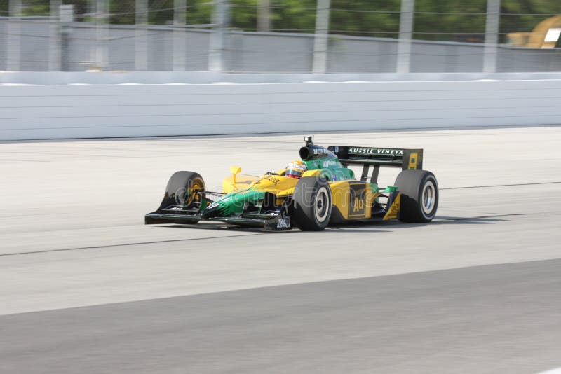 Will Power IndyCar Series Milwaukee Mile 2008 Editorial Photography ...