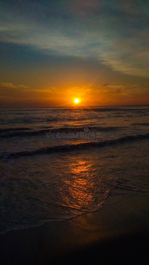 Will the sun disappear? stock image. Image of sunset - 262573081