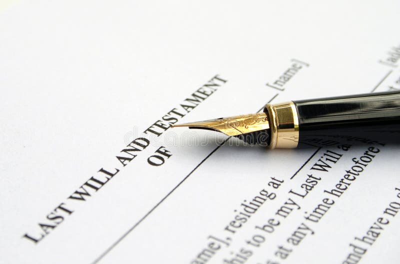 Will and testament stock photo. Image of family, money - 14520222