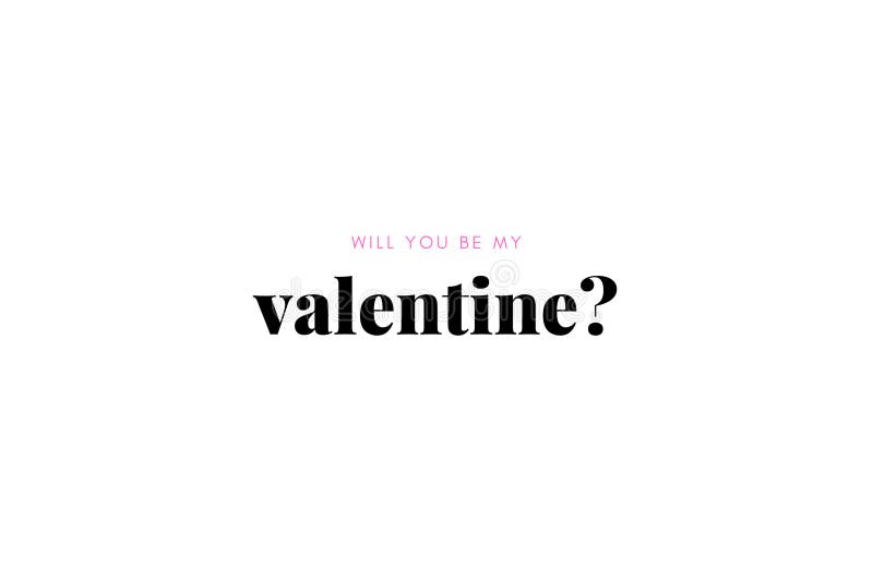 Will you be my Valentine stock illustration. Illustration of design ...