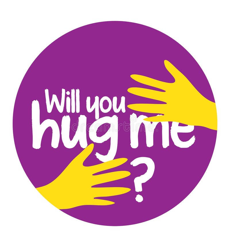 Will You Hug Me stock illustration. Illustration of isolated - 83343288